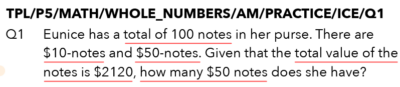 Solving P5 Math Word Problem Sums With The Assumption Method - Primary ...