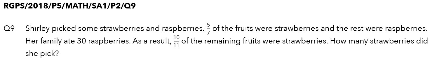 P5 Fractions Word Problems: How To Solve With Change Strategies ...