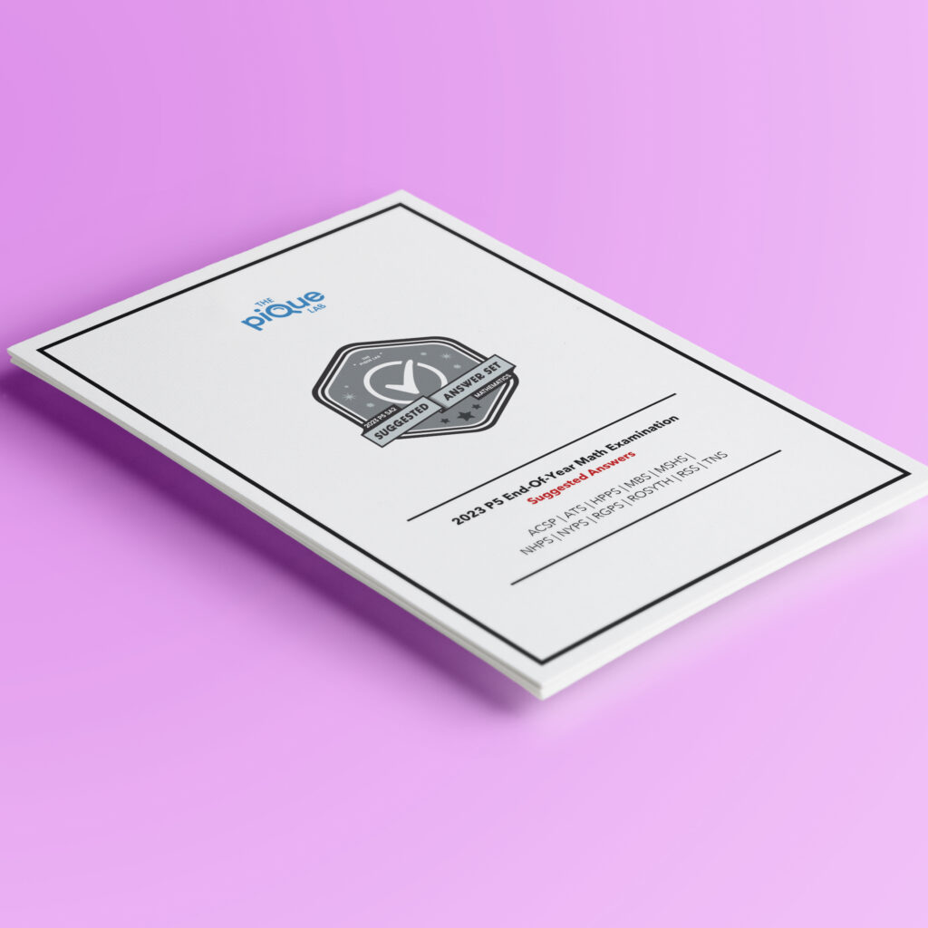 2023 P5 Math SA2 Answer Set - The Pique Lab